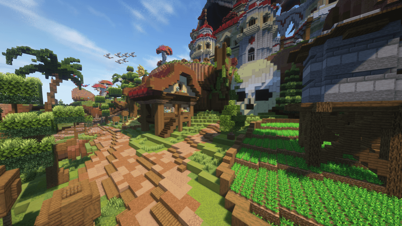 SKYBLOCK SPAWN - Redspire | 500x500 | BuiltByBit